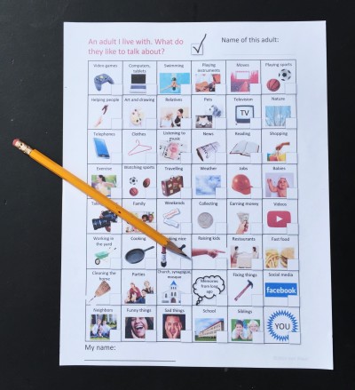 “Talk to Mom” illustrated social skills worksheets for kids with ...