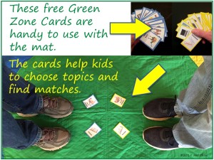 Green Zone Conversation Mat – DIY project therapy resource for children ...