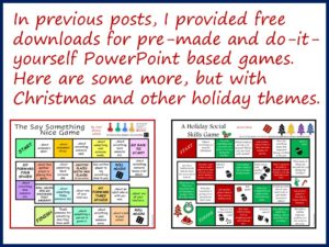 On-screen Holiday social skills “board games” for Christmas (and other ...