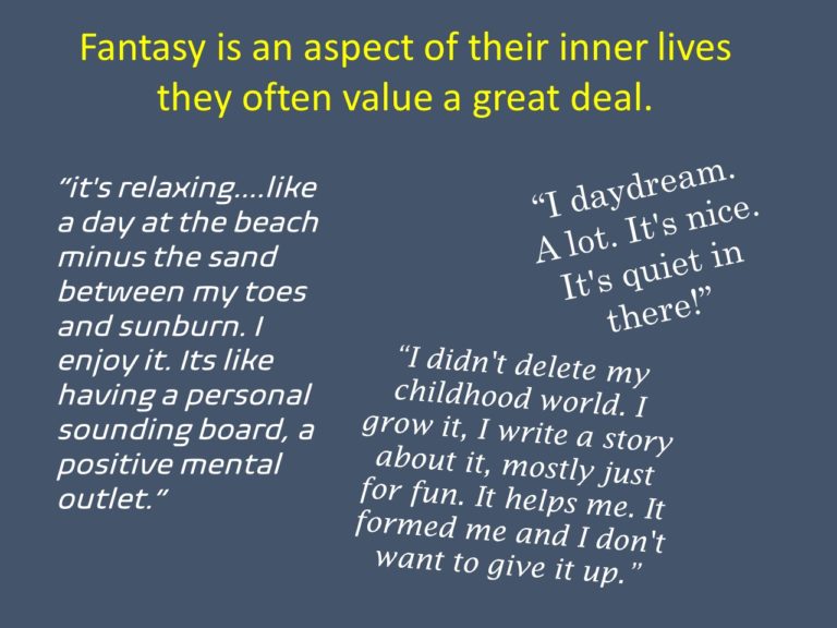 Autism and fantasy ~ Understanding, appreciating and helping young ...