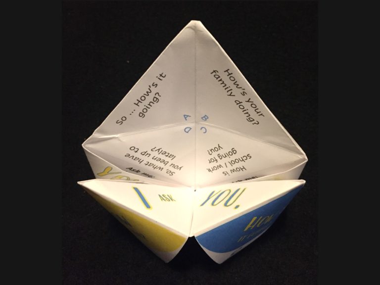Paper fortune teller for practicing “How are you?” questions - Social ...